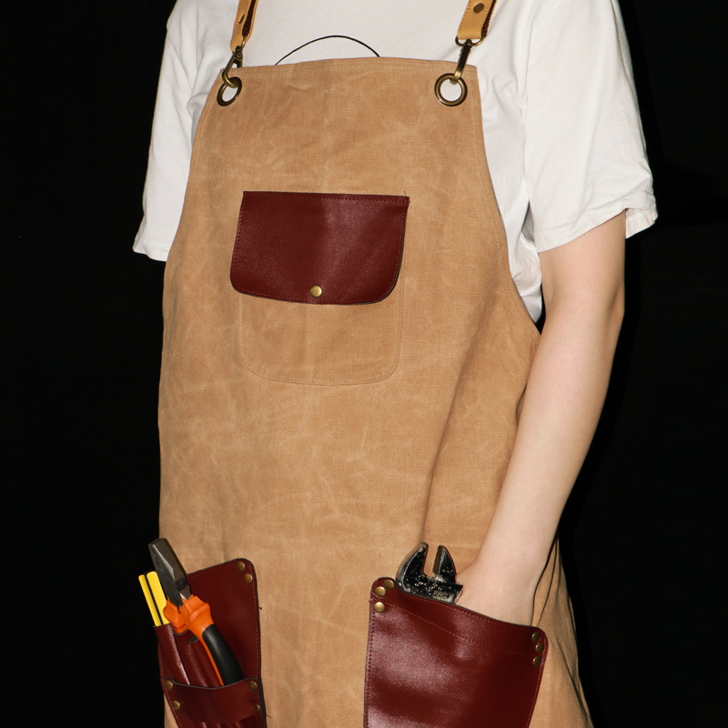 Heavy duty waxed canvas industrial aprons for from China Manufacturer ...