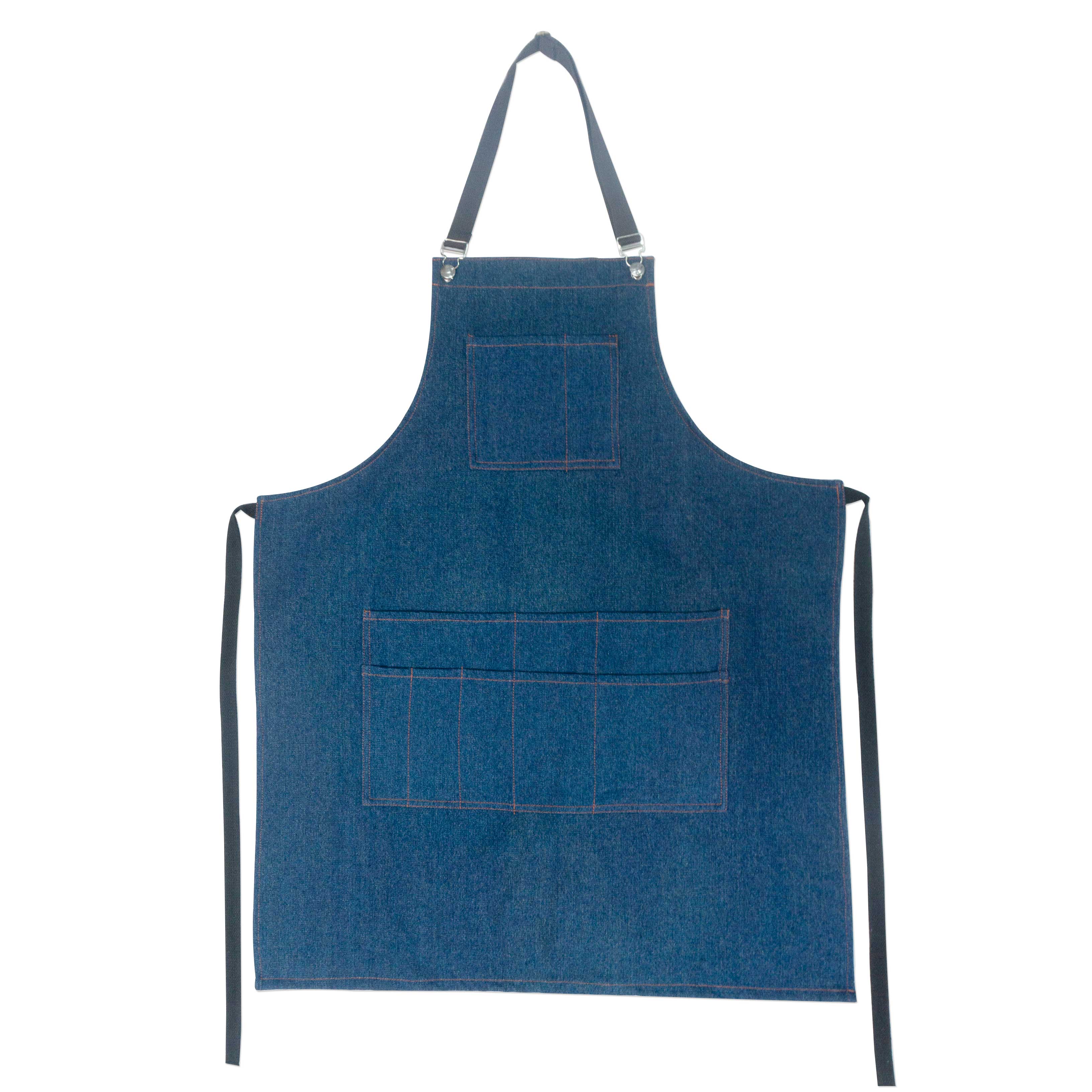 Logo printed custom canvas denim apron from China Manufacturer - WUXI ...